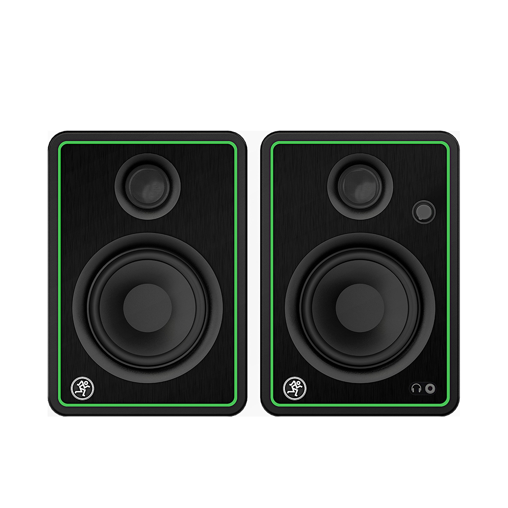 Mackie CR4-X 4″ Active Studio Monitor, with 1/4″ TRS, 1/8″ TRS, and RCA Inputs (pair)